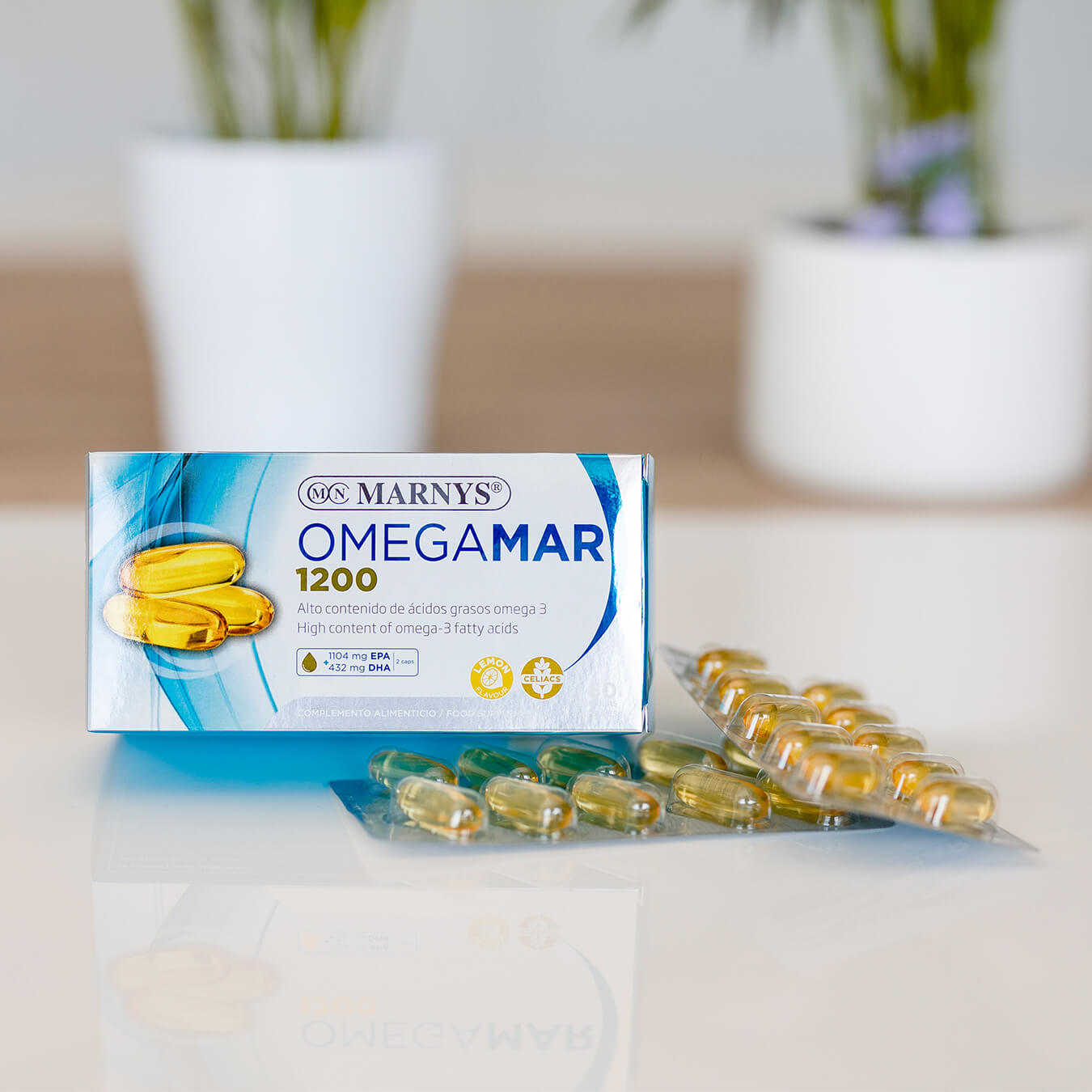 Omegamar cu Omega 3 DHA + EPA 1200 mg pentru buna functionare a inimii ...