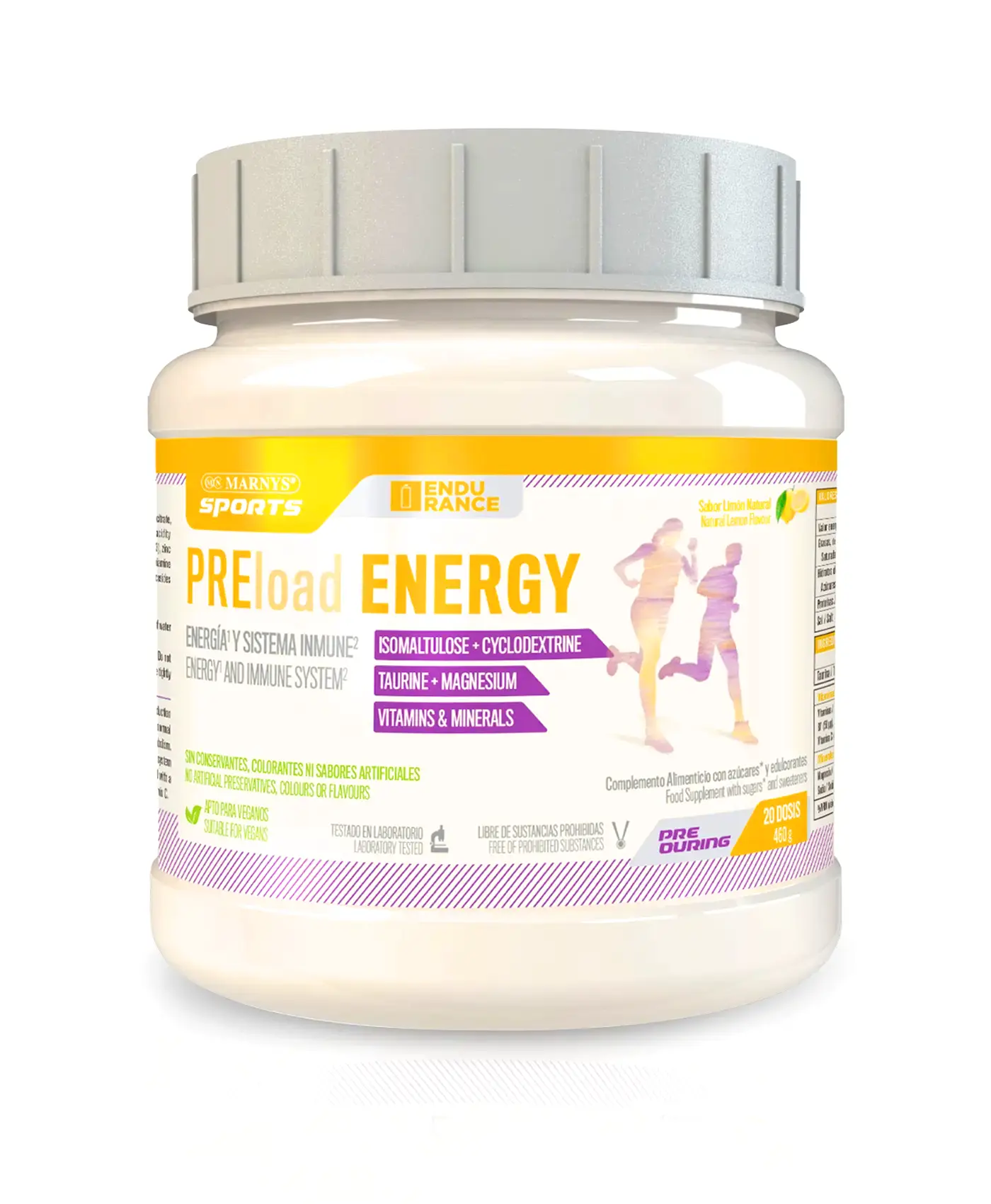 PRELoad Energy – Complex Pre-Workout cu Taurină + Magneziu - 460 g